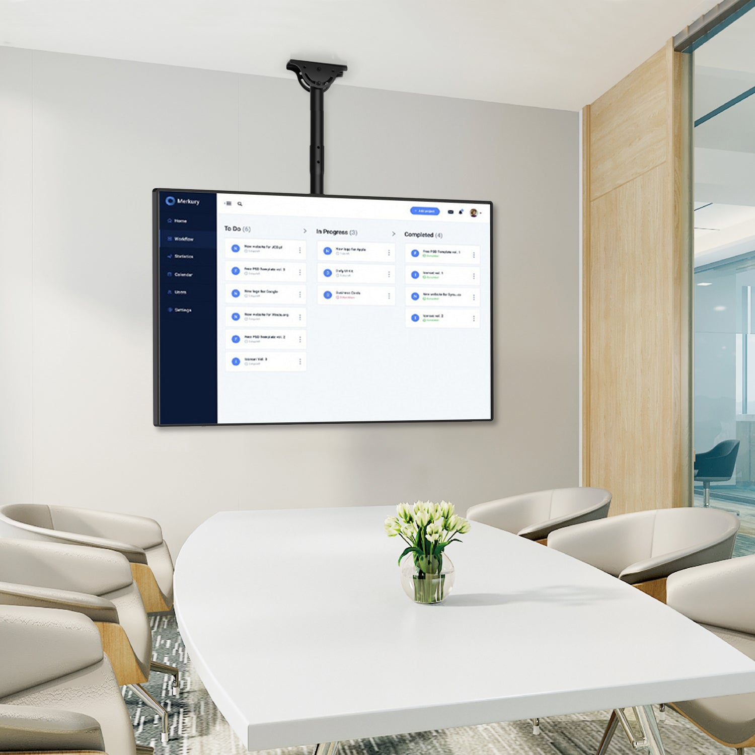 TV Ceiling Mount for 26" to 65" CM2665 - WALI ELECTRIC