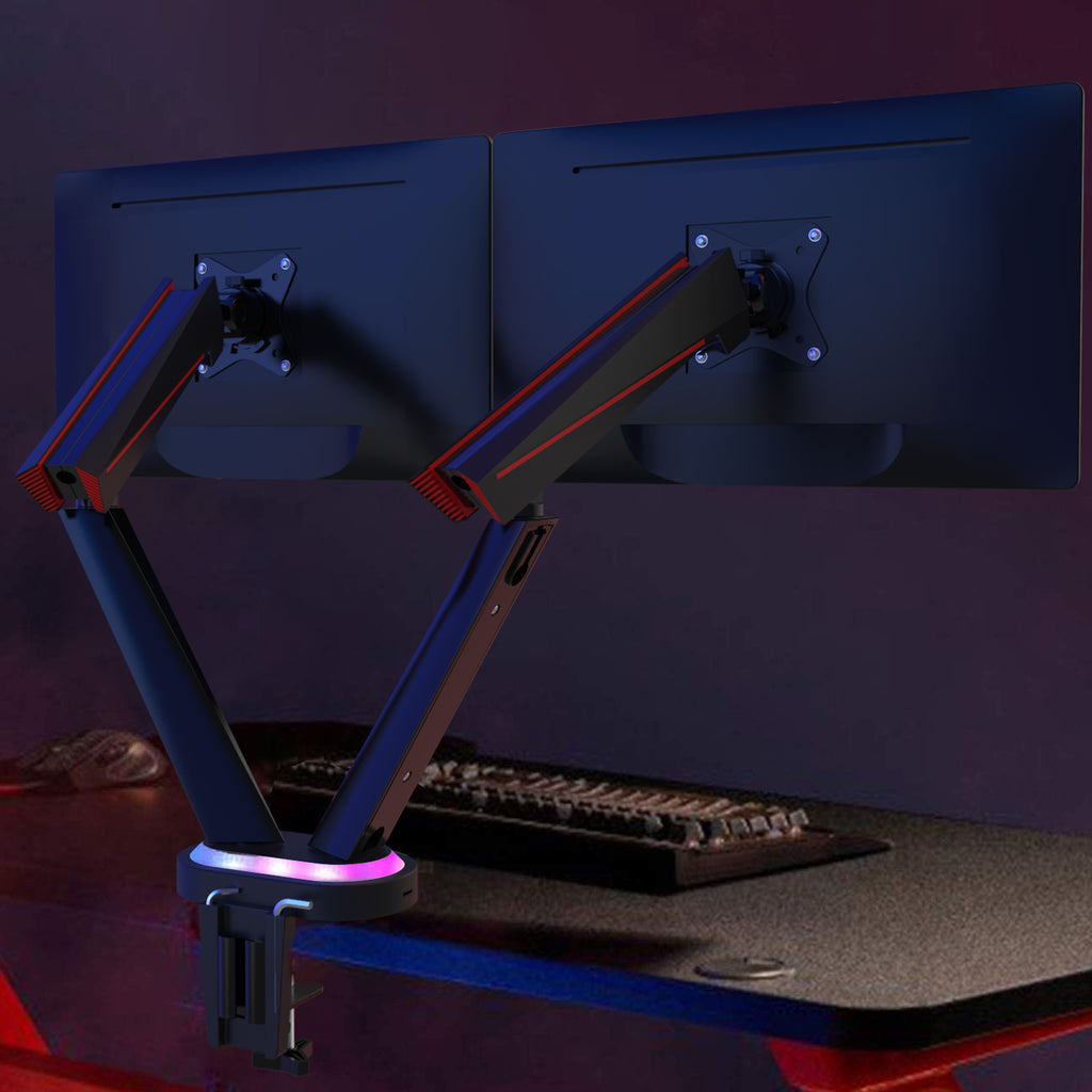 Dual Gaming Monitor Mount Stand GAMU002 - WALI ELECTRIC