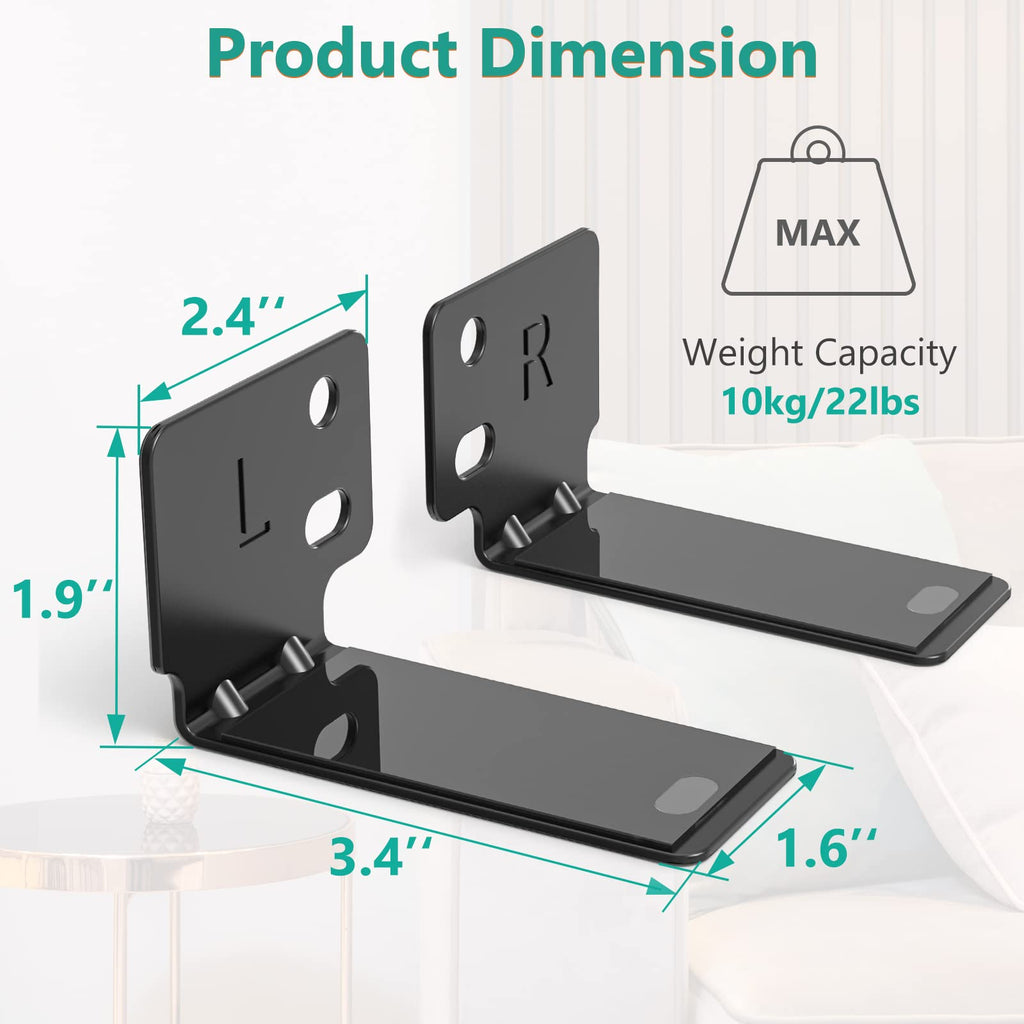 Universal Sound Bar Mount Under TV, Wall Mount Shelf, SLK203 - WALI ...