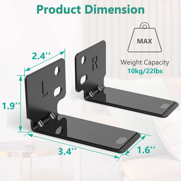 Universal Sound Bar Mount Under TV, Wall Mount Shelf, SLK203 - WALI ...